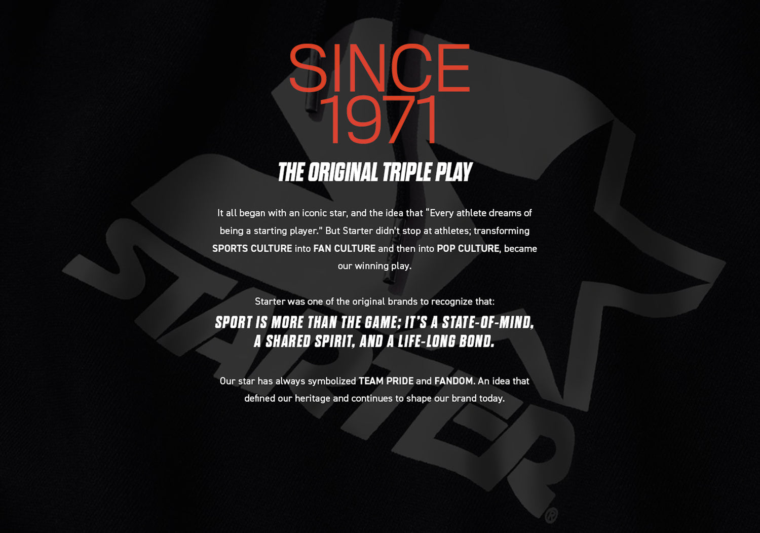 Our Story – Starter